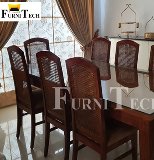 Modern Rattan Dining Set