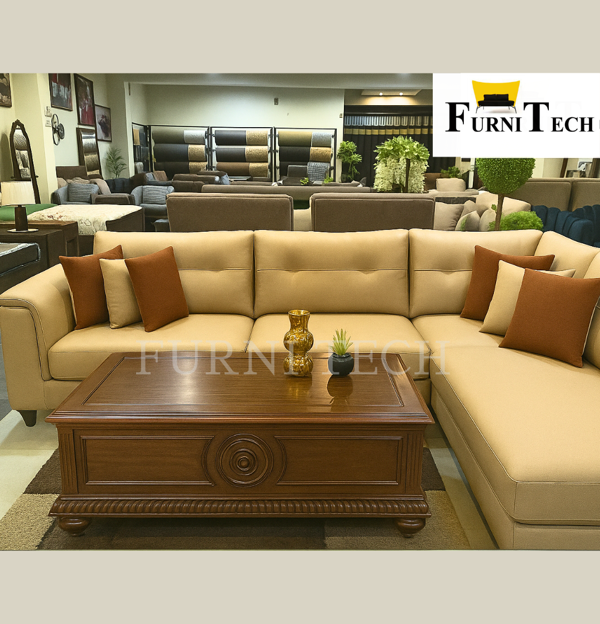 Elegant L Shape – Modern 6 Seater Sectional for Stylish Living Room